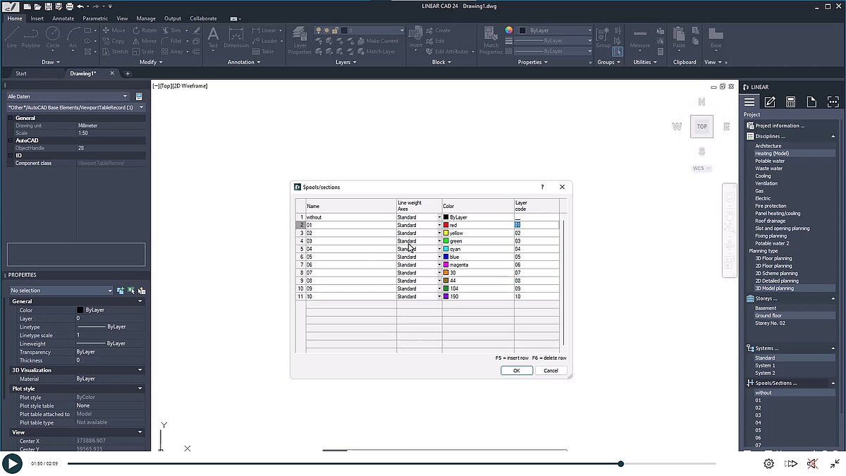 New course on tables and their purposes in AutoCAD | LINEAR