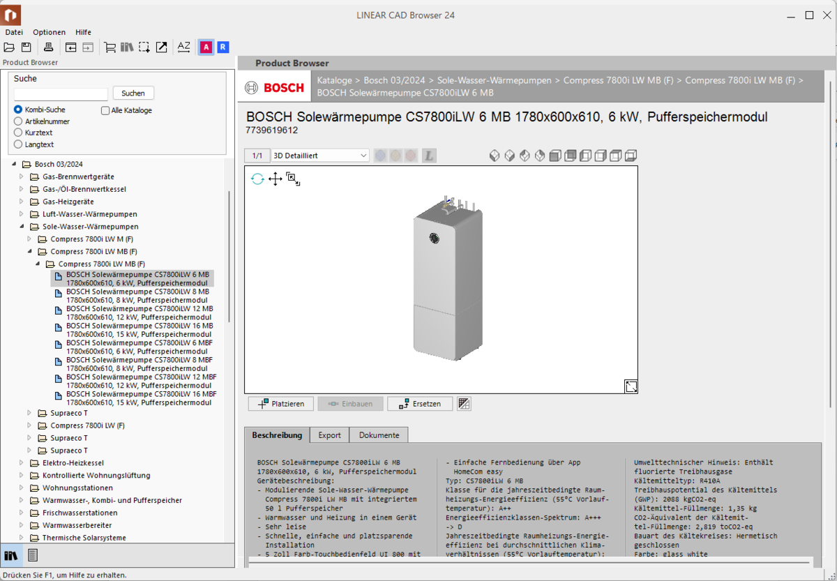 Different formats, same task: CAD models and product data for LINEAR ...