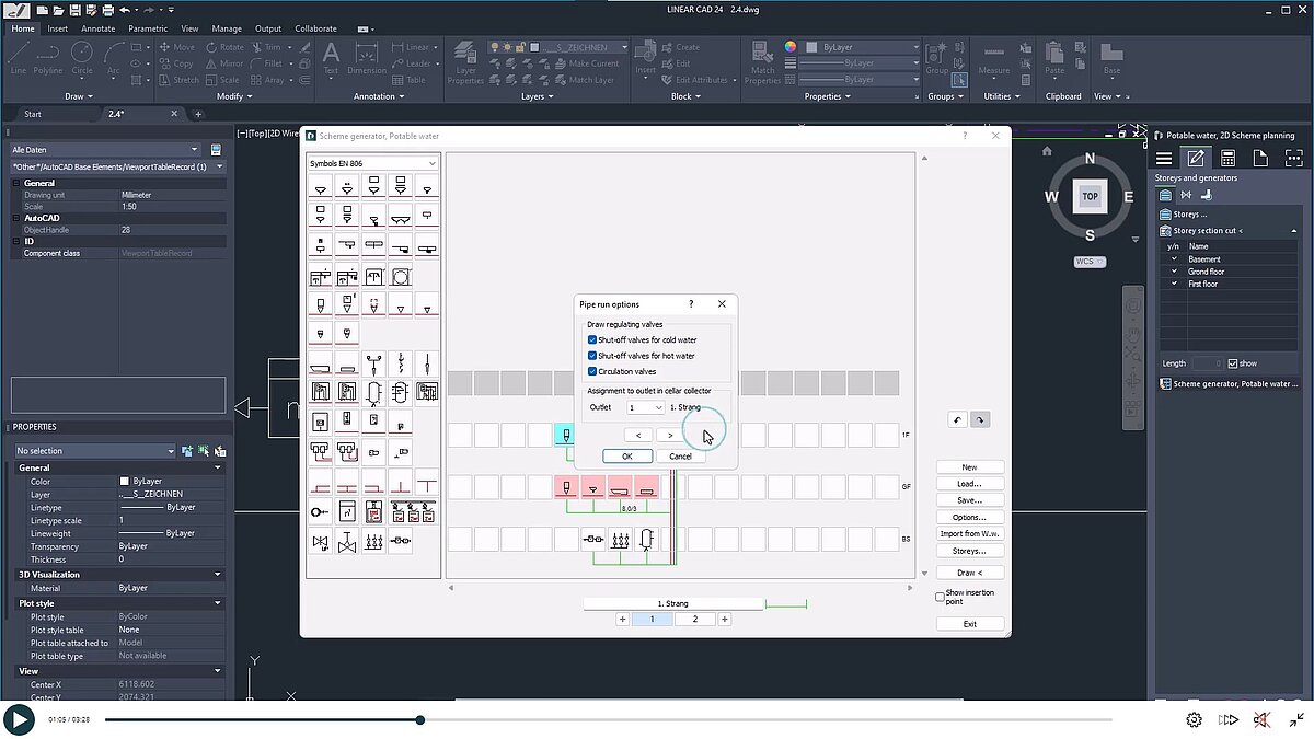 E Learning Course On The Schema Generator In Autocad Linear