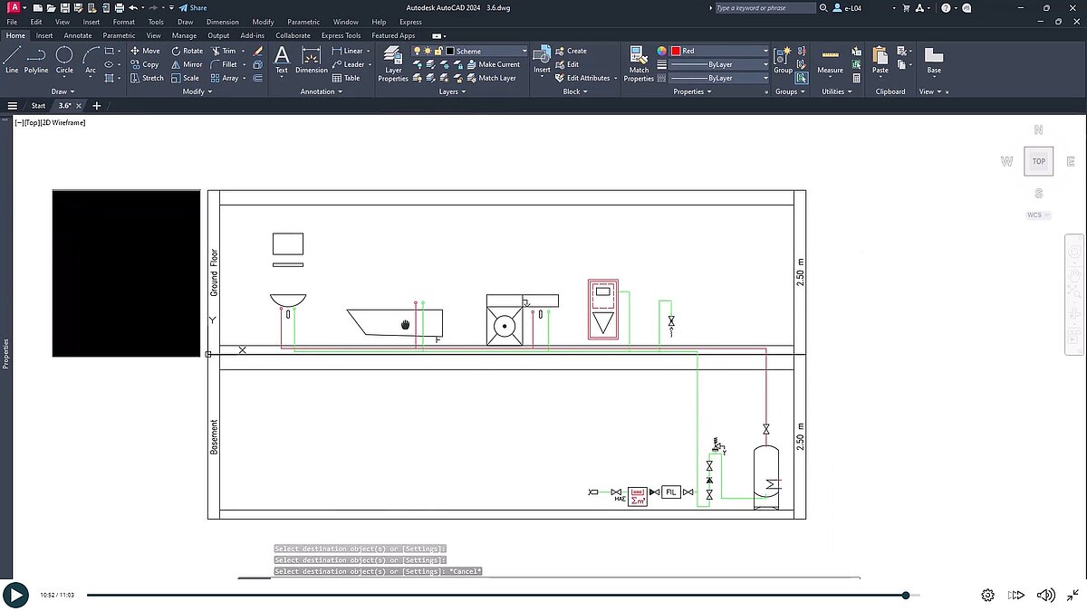 Further e-learning course: Basics of operating AutoCAD | LINEAR