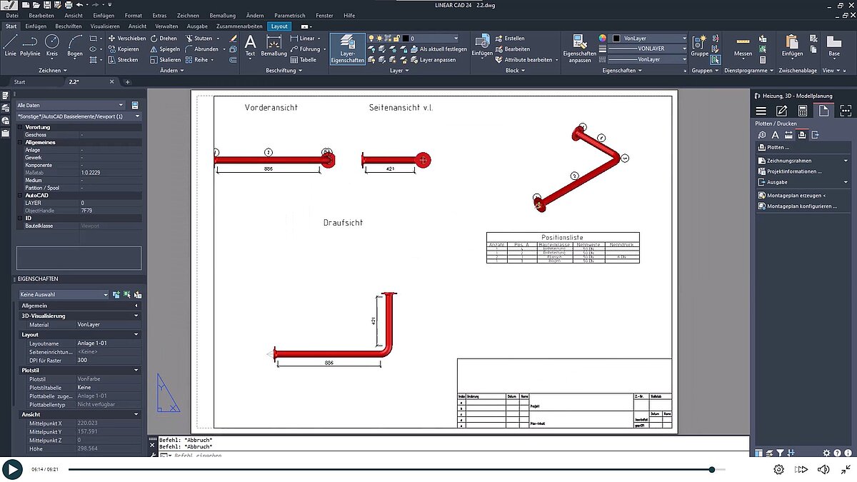 Neuer Kurs über die Erstellung von Montageplänen mit Design 3D Pipe ...