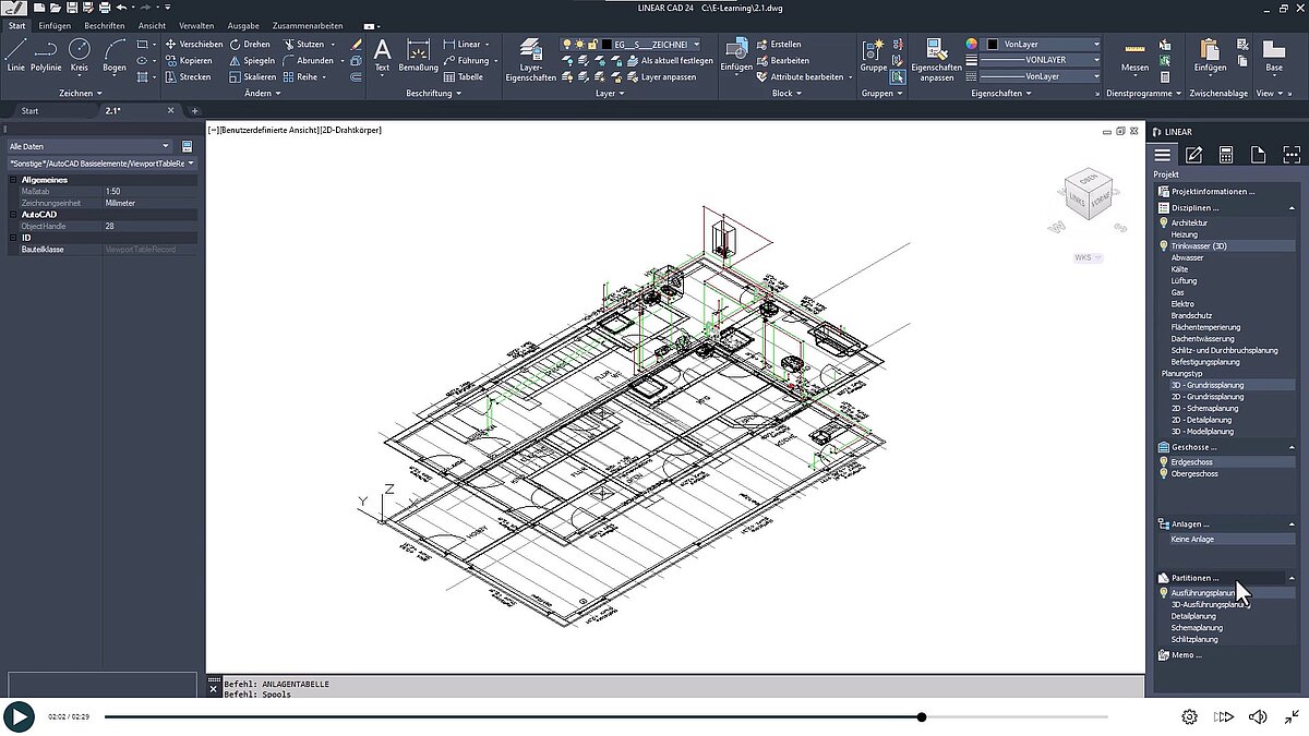 Weiterer Kurs: Grundlagen der Bedienung der LINEAR Solutions für ...