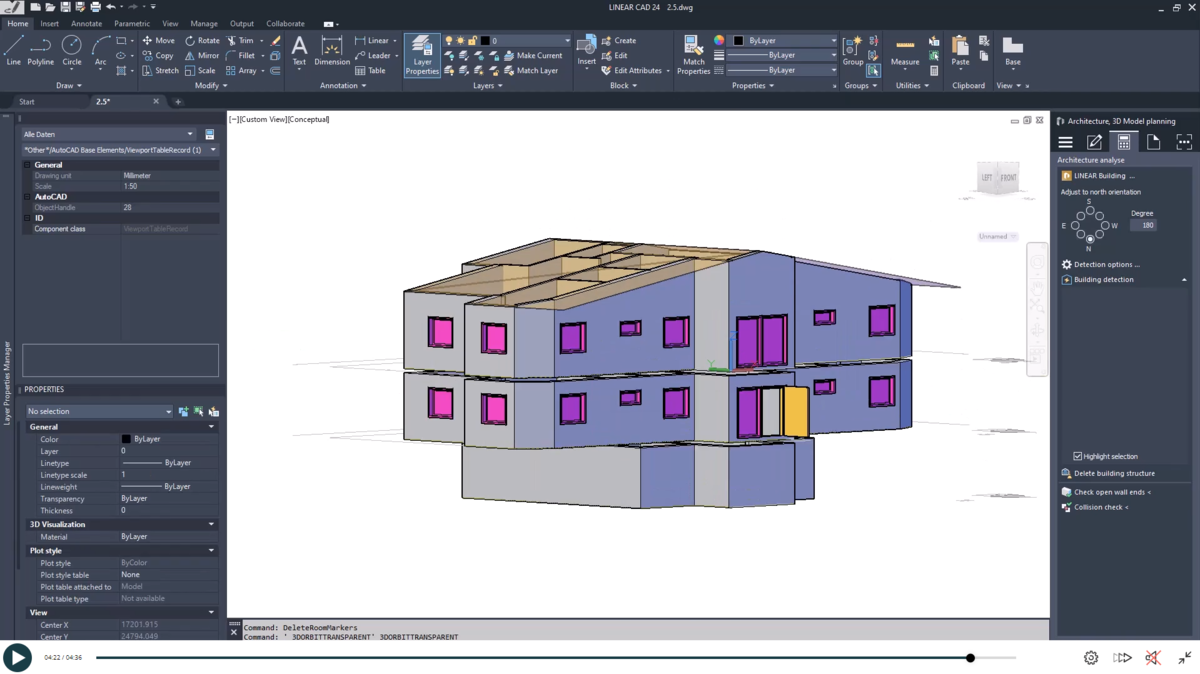New e-learning course: Creating Your Own Building Model in AutoCAD | LINEAR