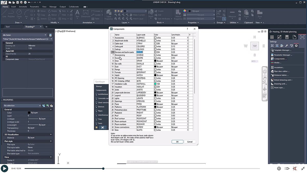 New course on tables and their purposes in AutoCAD | LINEAR