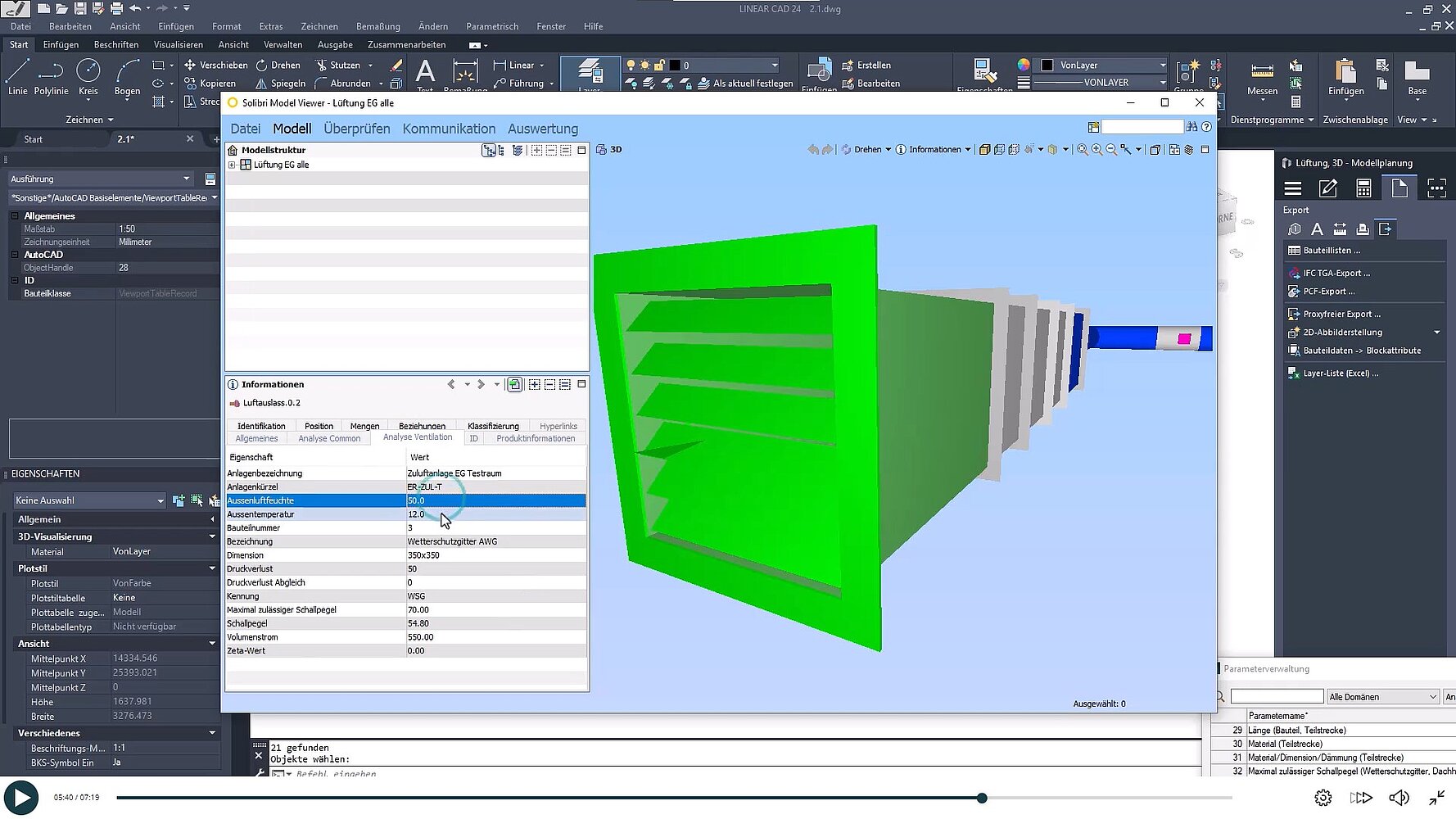 Steuerung Des Ifc Exports In Autocad Gemäß Loin Jetzt Im E Learning Linear