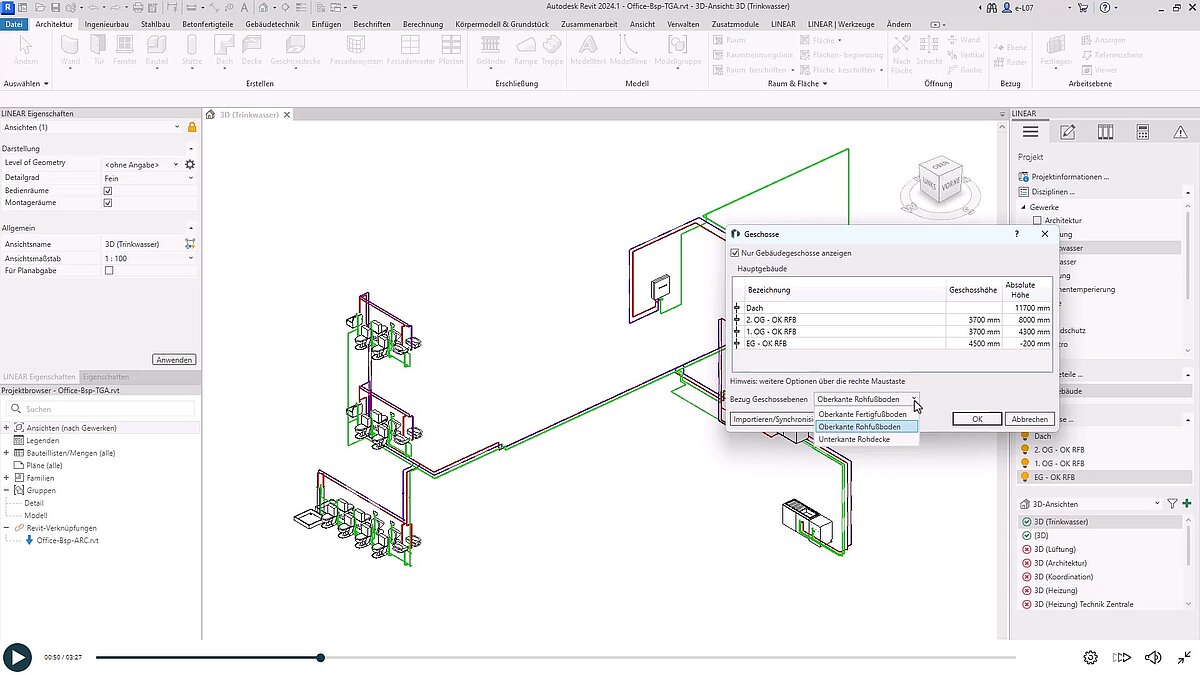 E-Learning Kurs zur neuen Schemaplanung in Revit | LINEAR