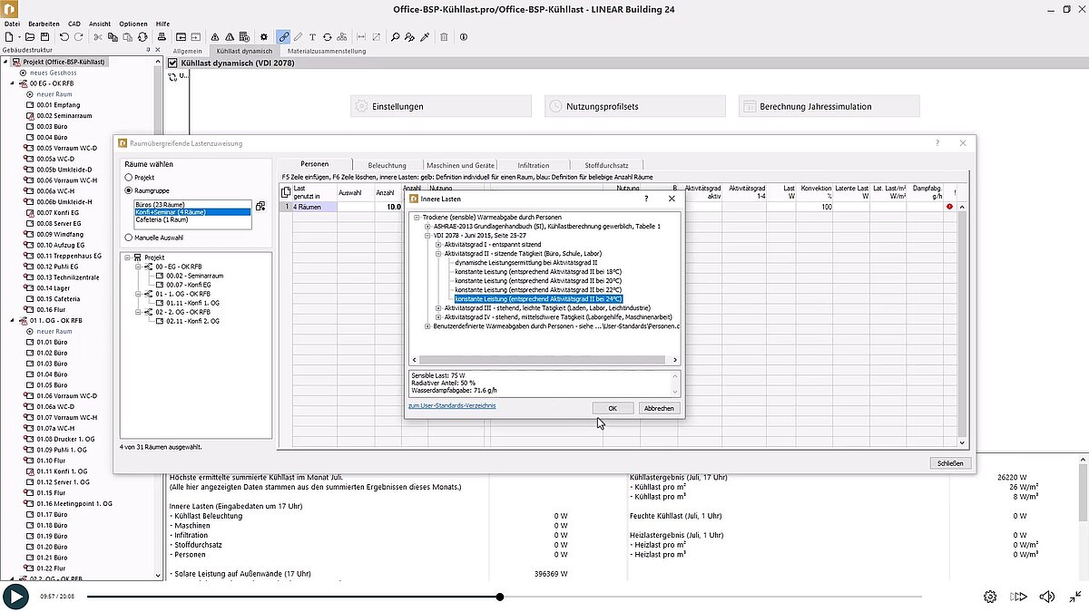 Kurs zur dynmischen Kühllastberechnung jetzt verfügbar im E-Learning ...