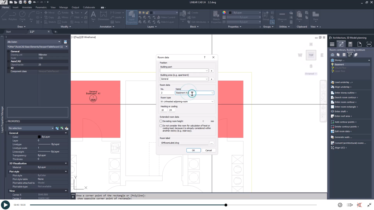 New E Learning Course Creating Your Own Building Model In Autocad Linear