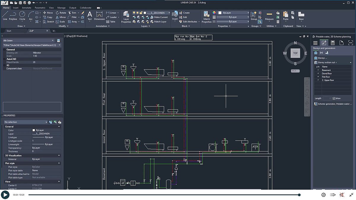 E Learning Course On The Schema Generator In Autocad Linear