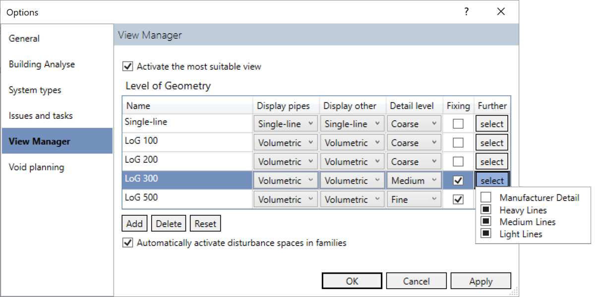 Revit Families in “Transformation of design phases” | LINEAR