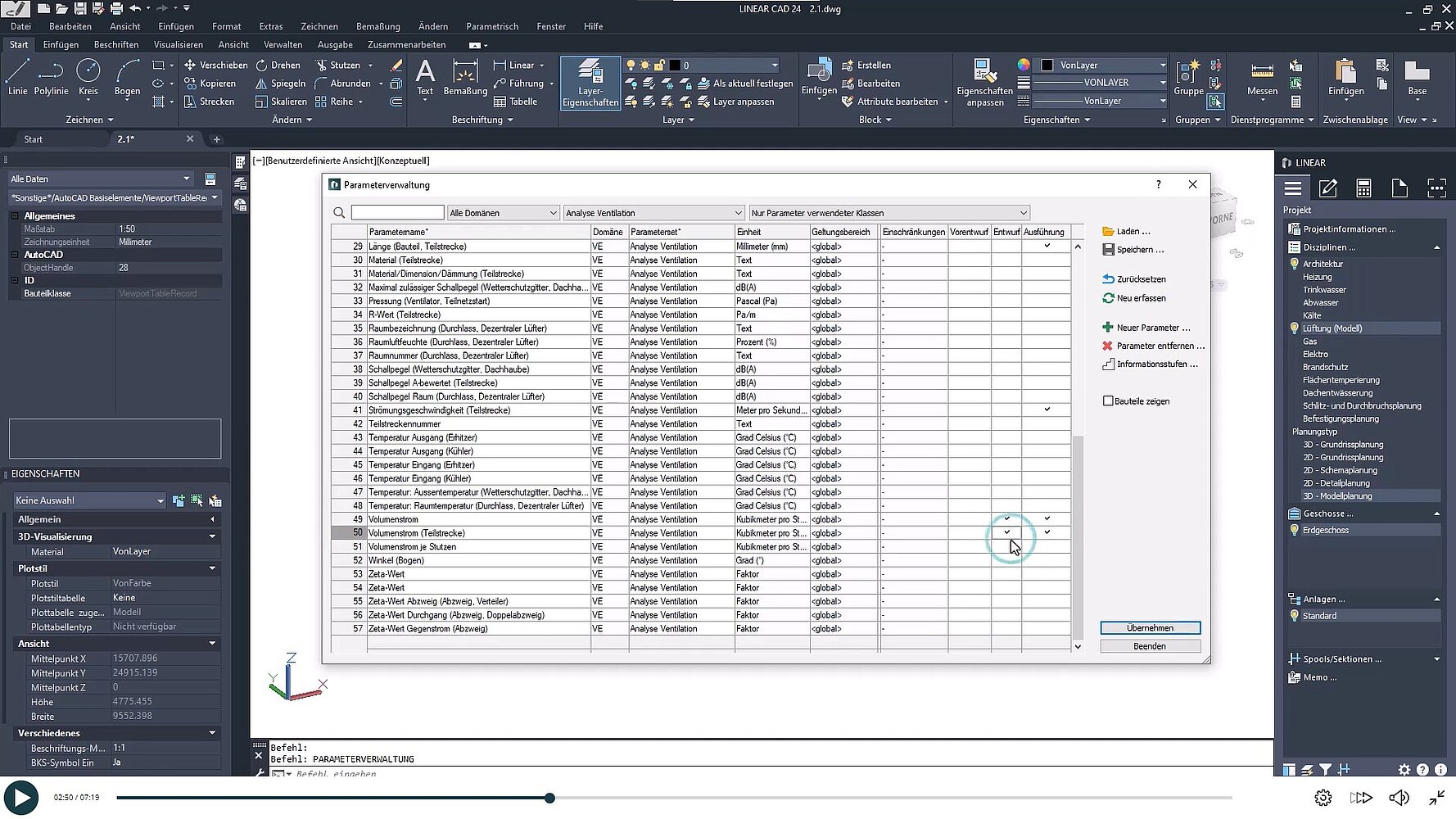 Steuerung Des Ifc Exports In Autocad Gemäß Loin Jetzt Im E Learning Linear