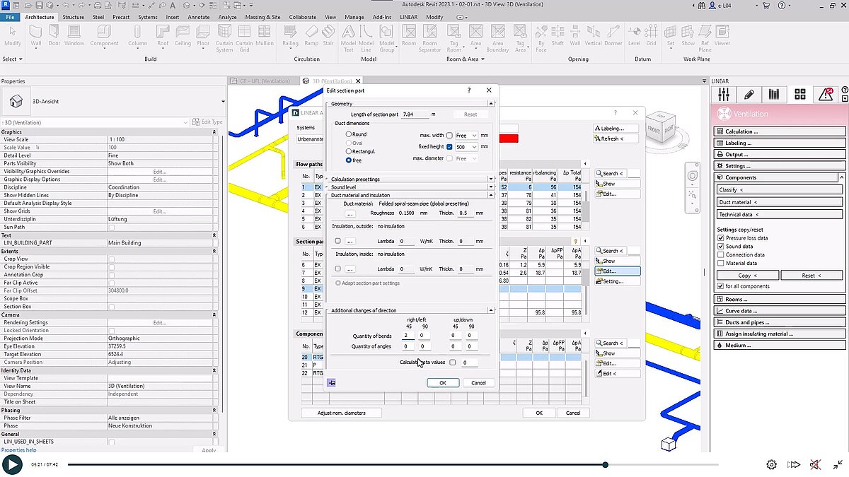 New E Learning Course Calculating Ventilation Networks In Revit Linear